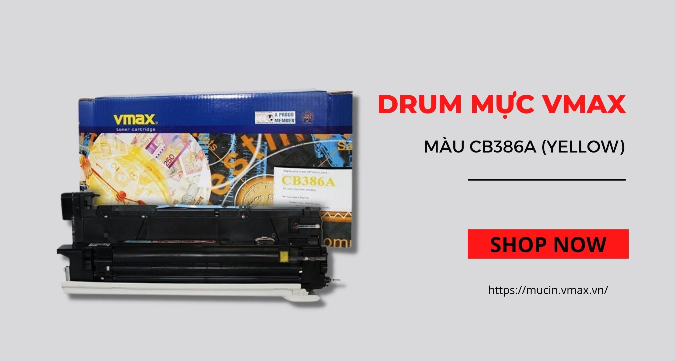 Bộ Drum VMAX Màu CB386A (Yellow) | Mực in Vmax